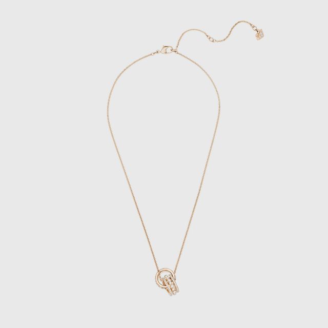 SWAROVSKI Further Pendant, White, Rose-Gold Tone Plated (Home Delivery) SWAROVSKI Further Pendant, White, Rose-Gold Tone Plated (Home Delivery)