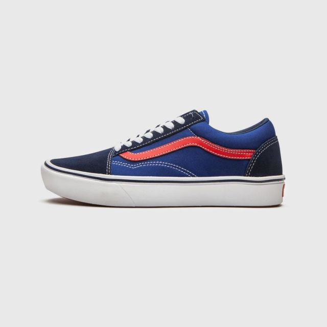 Vans Ua Comfycush Old Skool Tri Tone Dress Blue